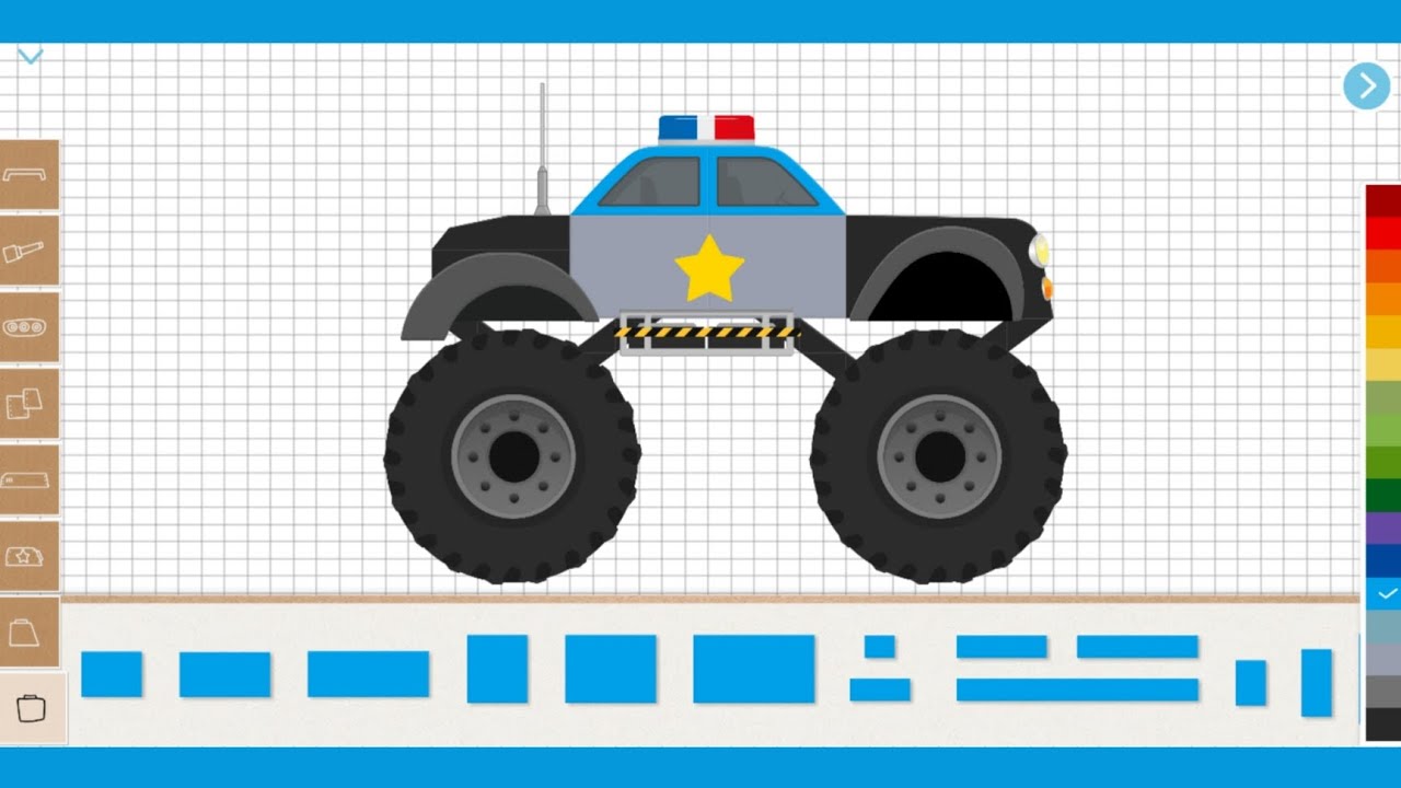 Labo Tank-Military | Monster Police Car - YouTube