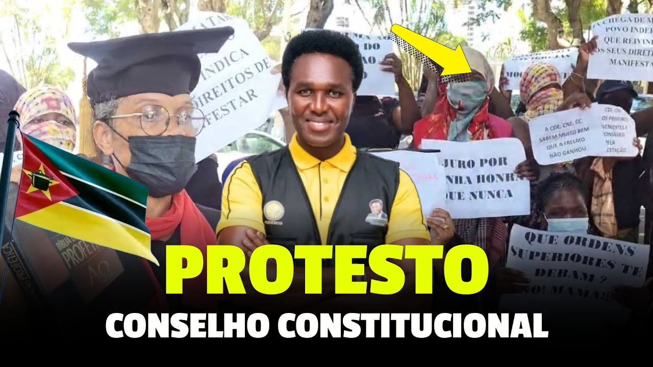 MOÇAMBIQUE: 🚨Mulheres manifestam em frente ao Conselho Constitucional ...