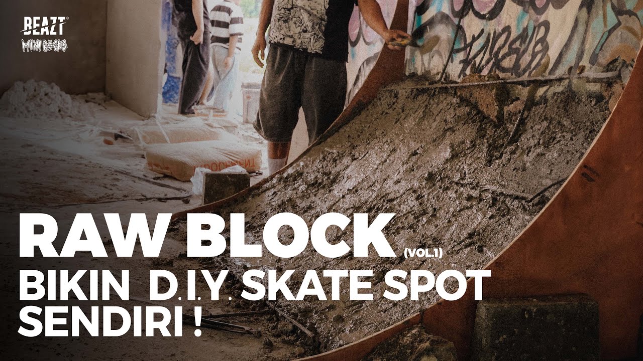 RAW BLOCK : SKATE DIY MOVEMENT PERTAMA KAMI! - YouTube