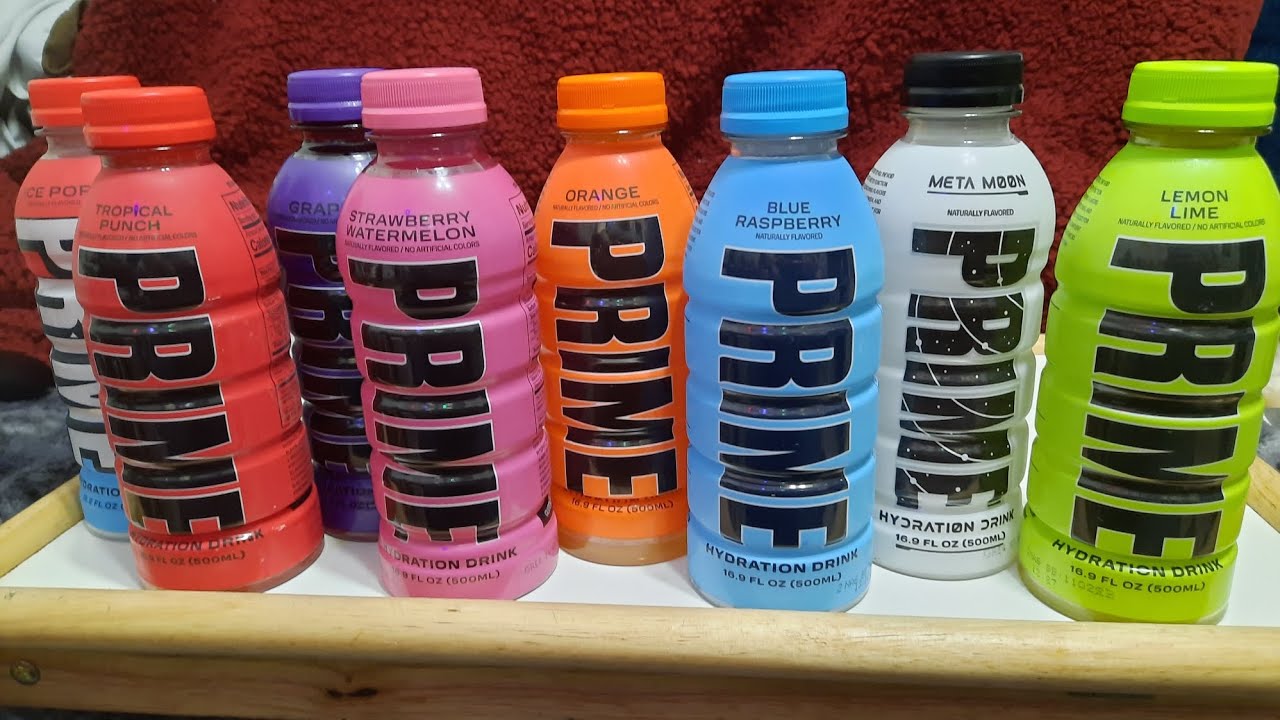 Trying all 8 different Prime Hydration Drinks #prime #try # ...