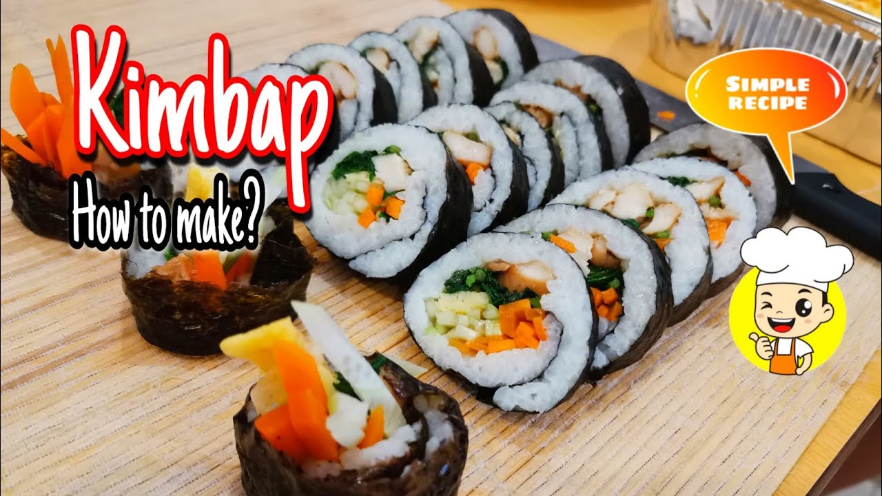 HOW TO MAKE KIMBAP by Chef Kat / KOREAN FOOD / KWENTONG JC - YouTube