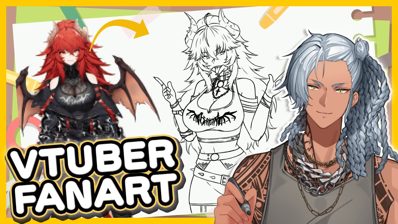 【Art】Let's Rock - Drawing Zentreya Rocker Dragon【Vance Van Creed ...