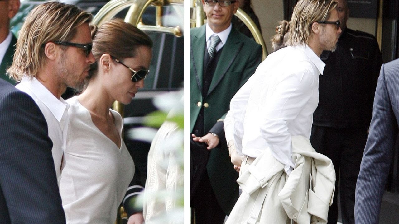 Brad Pitt & Jolie Walked Together Very Affectionately, Enjoy Lunch At A ...