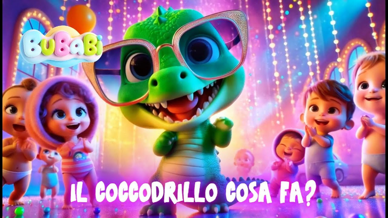 BUBABi – IL COCCODRILLO COSA FA? | Canzone Filastrocca Divertente ed ...