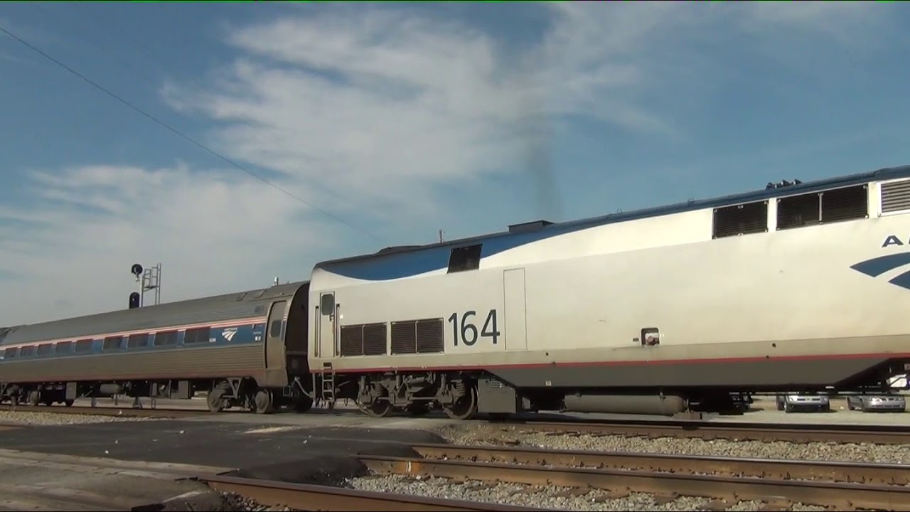 Amtrak 80, Carolinian, Amtrak 164, February 8, 23, 2019 - YouTube
