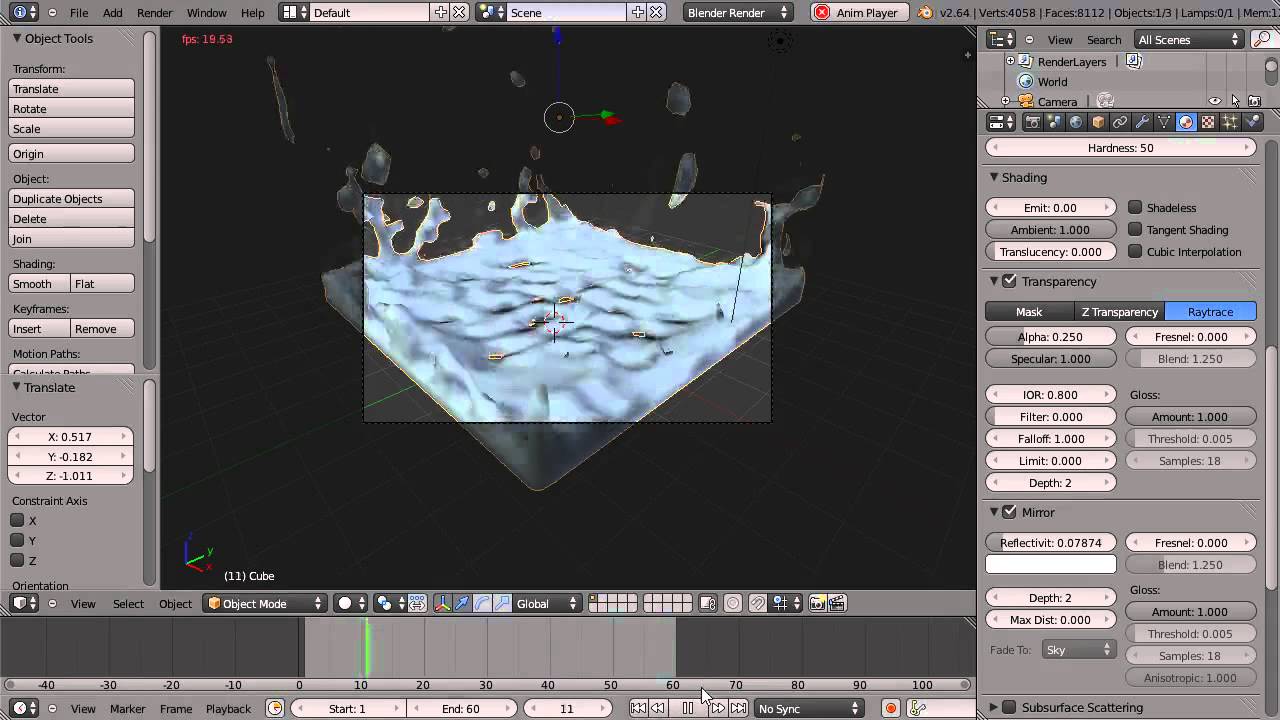 106- Blender Fluid Simulation - YouTube
