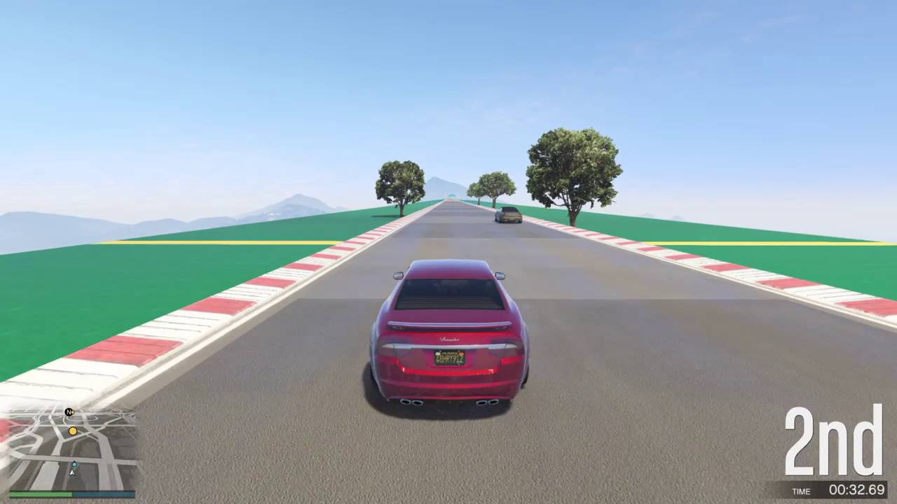 GTA 5 Top Speed Drag Race (Windsor Drop vs. Felon) - YouTube