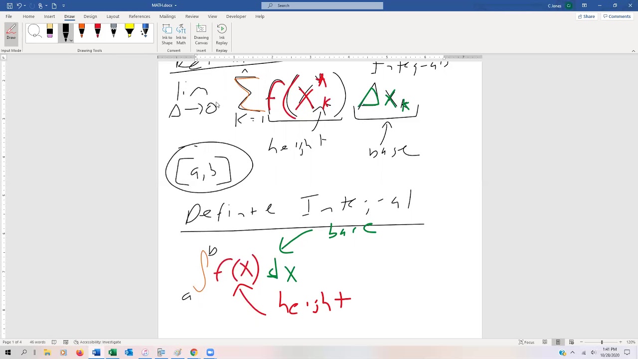 5 2 1 Definite Integrals and Properties - YouTube