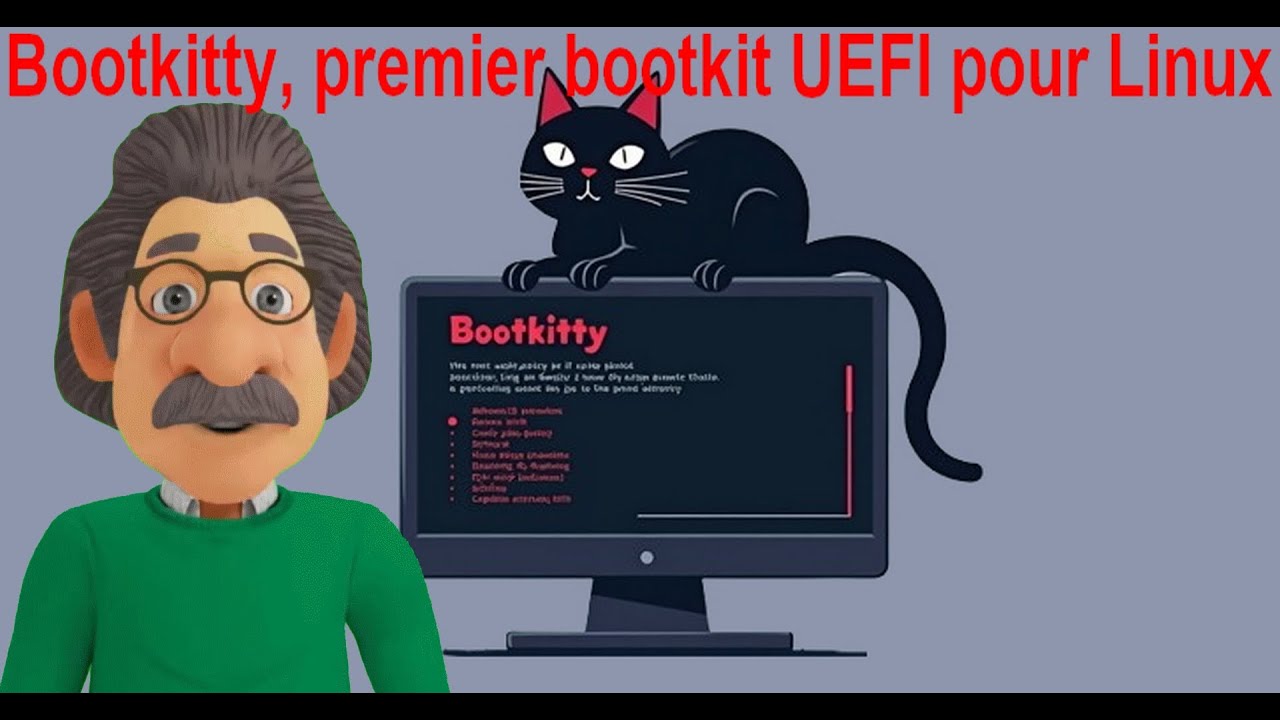 Virus sur Linux, Bootkitty, premier bootkit UEFI pour Linux - YouTube