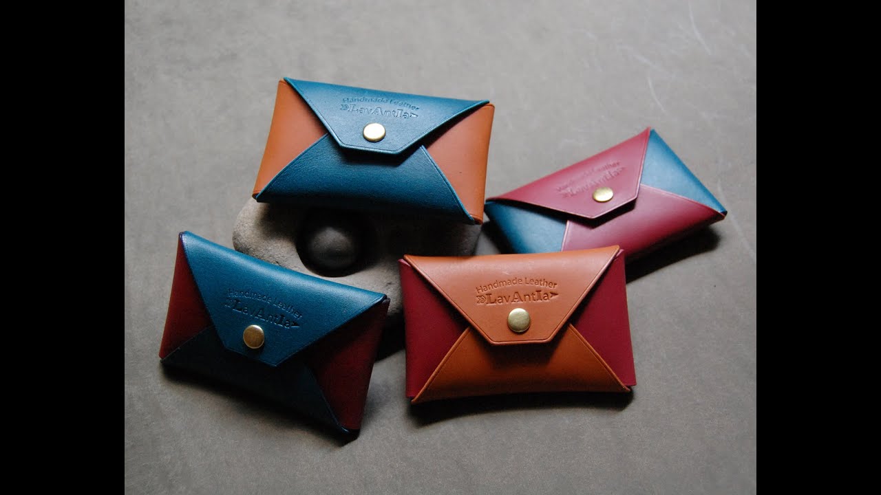 Making a simple card holder(PDF Pattern) - YouTube