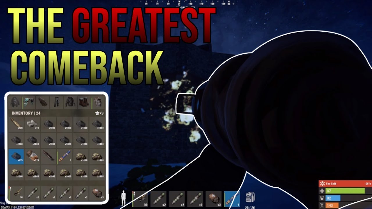 The Greatest Comeback - Rust Console Edition (PART 2) - YouTube