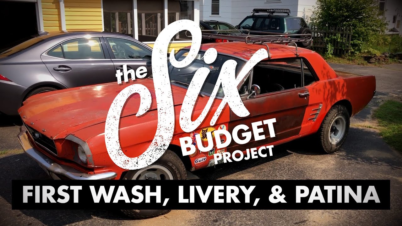 '66 Mustang First Wash, Livery, & Patina - YouTube