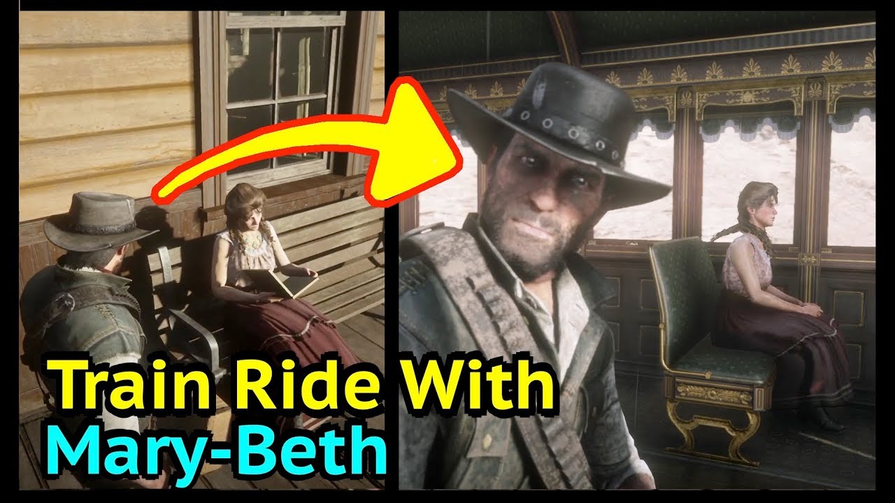 John and Mary-Beth Endgame Train Ride in Red Dead Redemption 2 (RDR2 ...