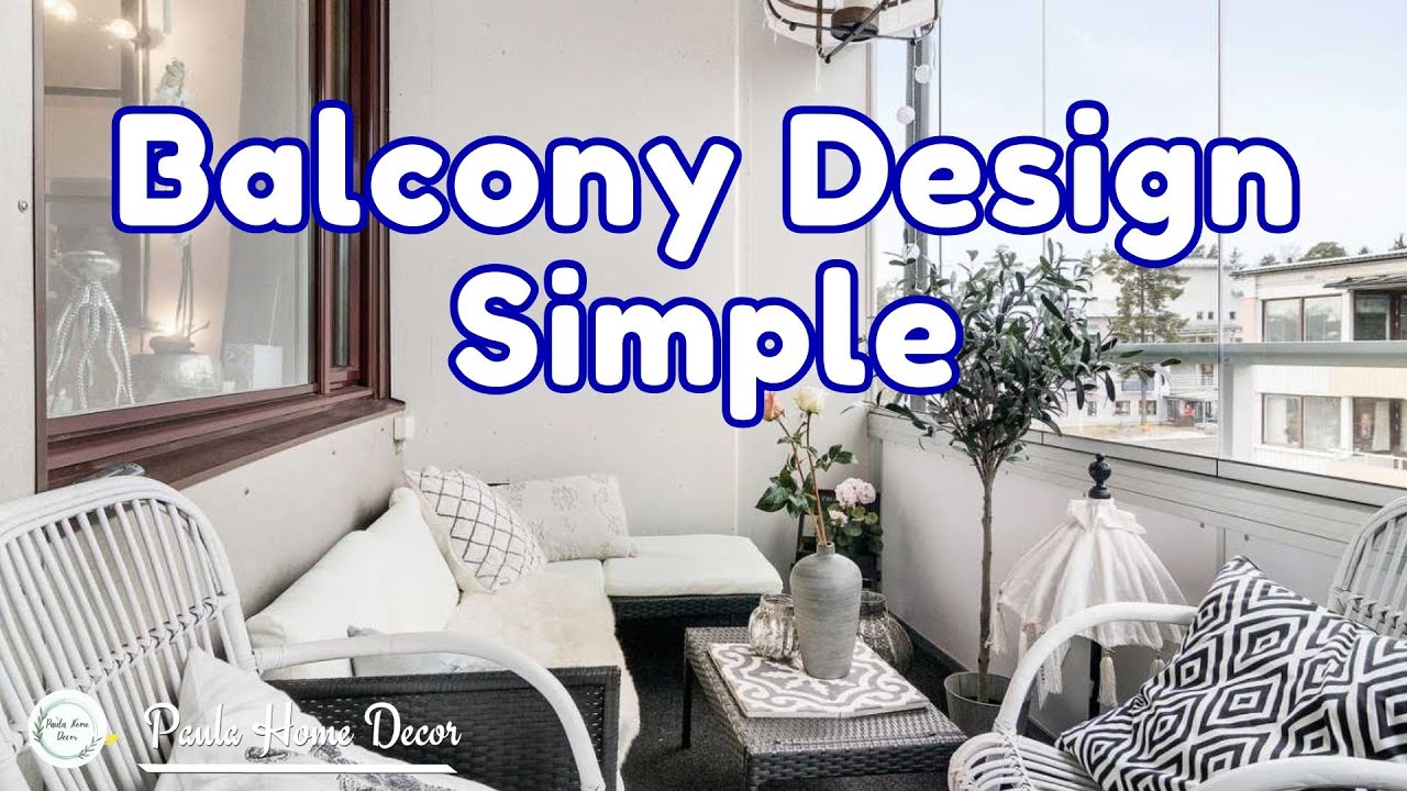 Inspiring Scandinavian Balcony Designs Front Balcony Wall Design - YouTube