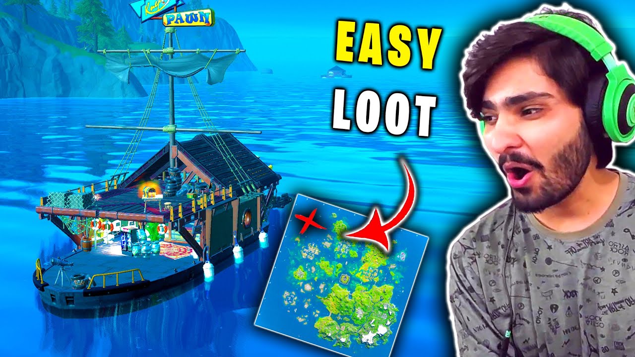SECRET BOAT😱 The Best LOOT in Season 3!! - YouTube