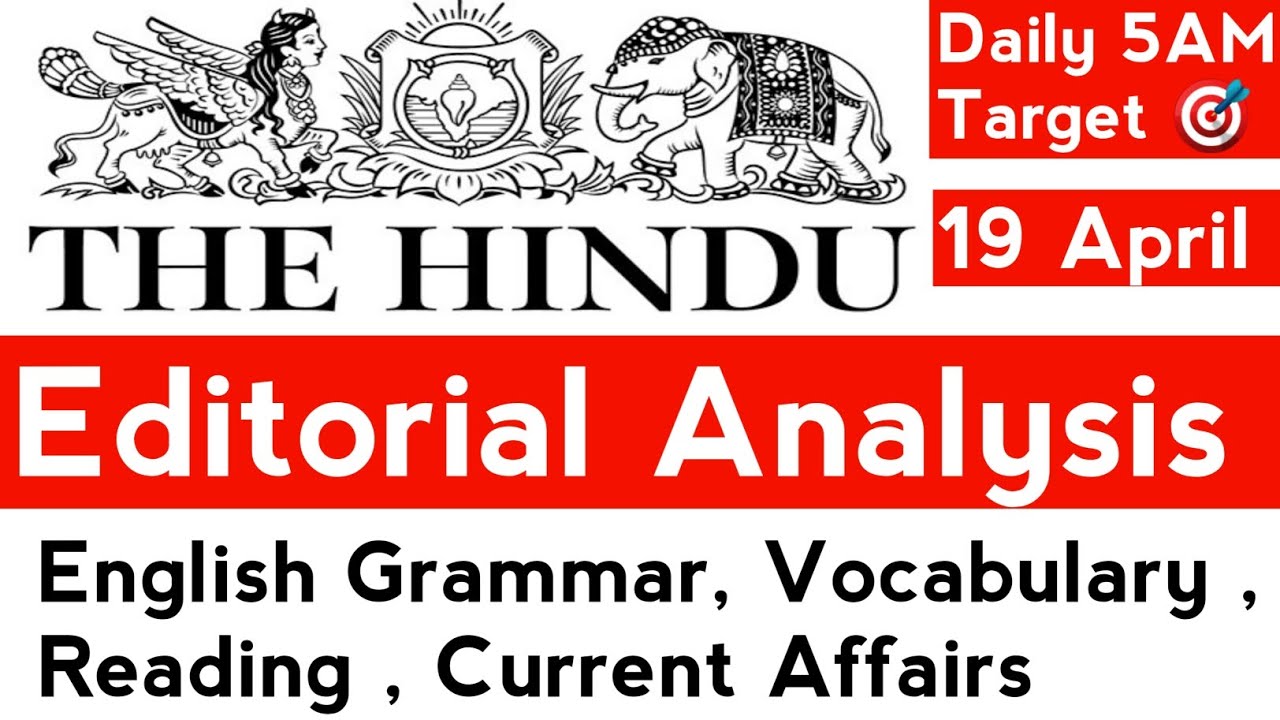 The Hindu Editorial |The Hindu Vocabulary |The Hindu Editorial Analysis ...