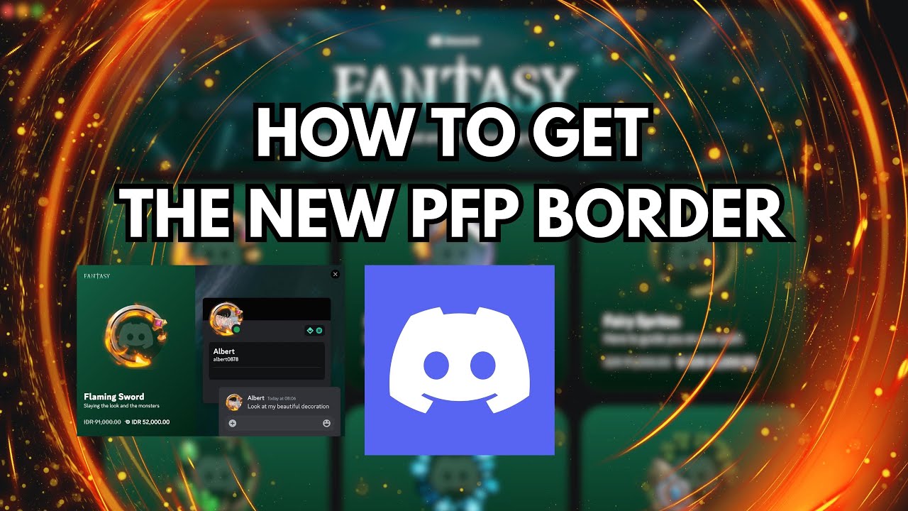 How to get the new border on Discord New Update in PC/Mobile in 2023 ...