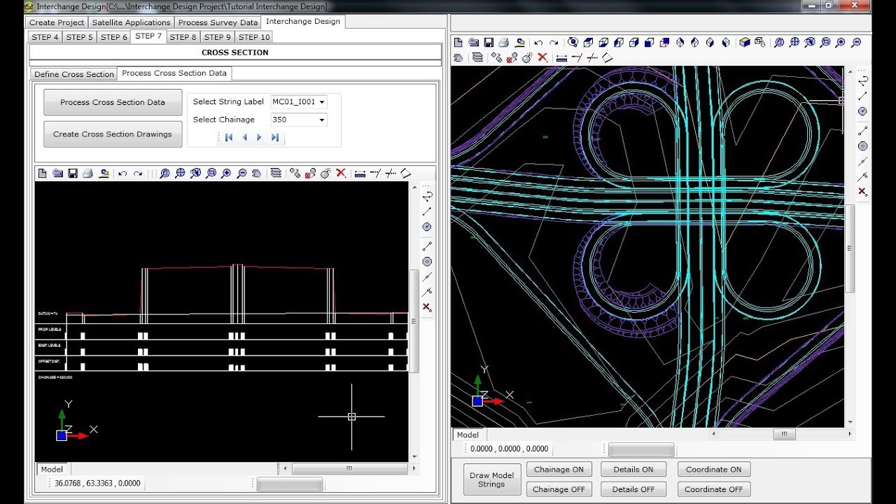 Highway Design Tutorial Video Interchange Vertical Alignment Design ...