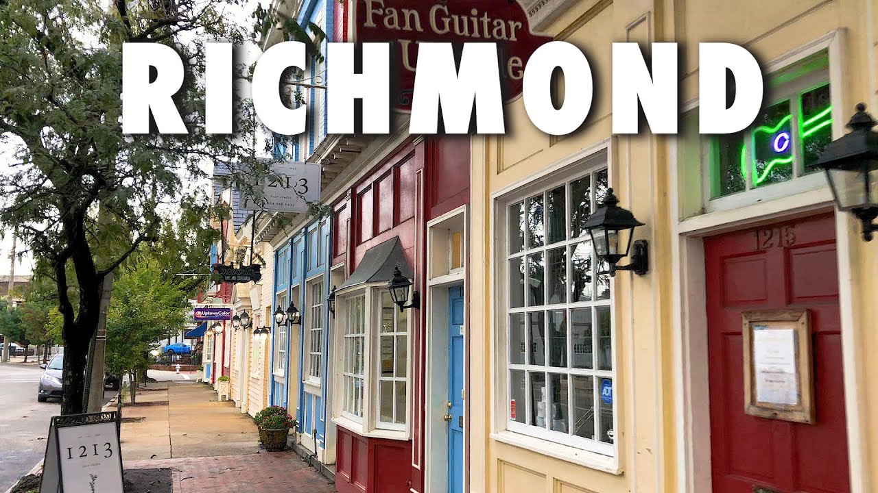 Walking The FAN DISTRICT in Richmond Virginia【4K】 - YouTube