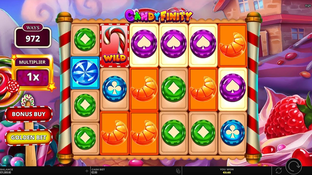Candyfinity Online Slot from Yggdrasil - YouTube