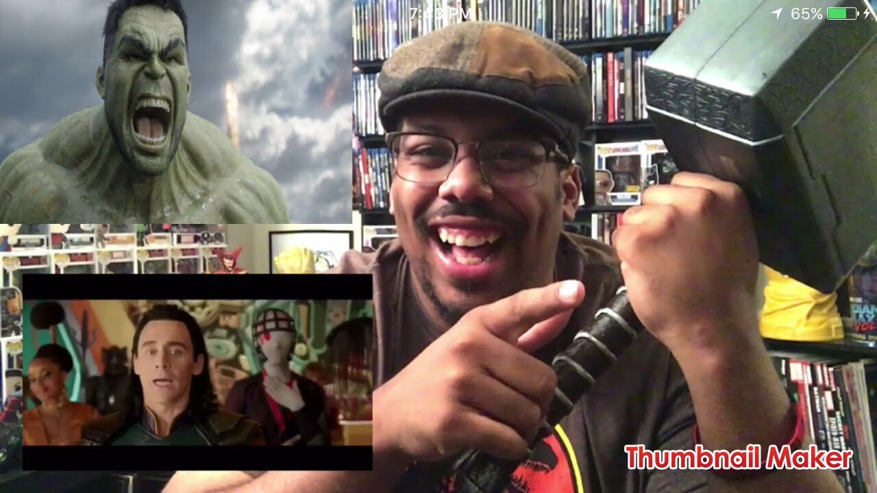 Thor Ragnarok "Loki Scared of Hulk" TV Spot Reaction! - YouTube