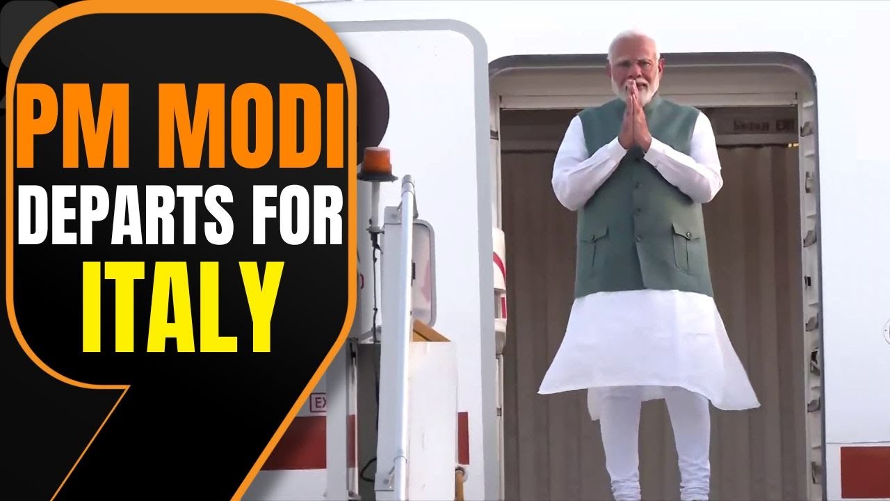 PM Narendra Modi Heads to Italy for G7 Outreach Summit with Italian PM ...