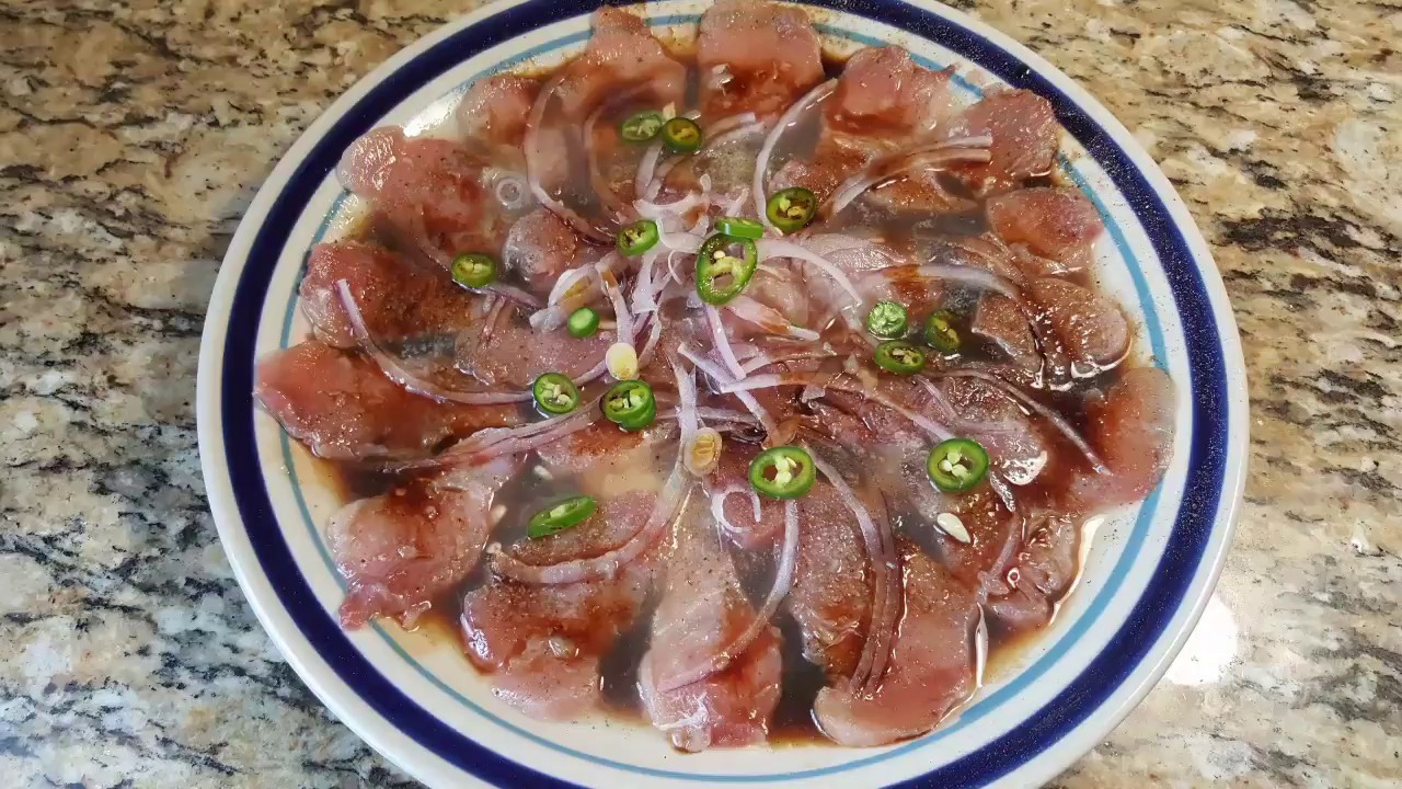Sashimi de atún y marlin - YouTube