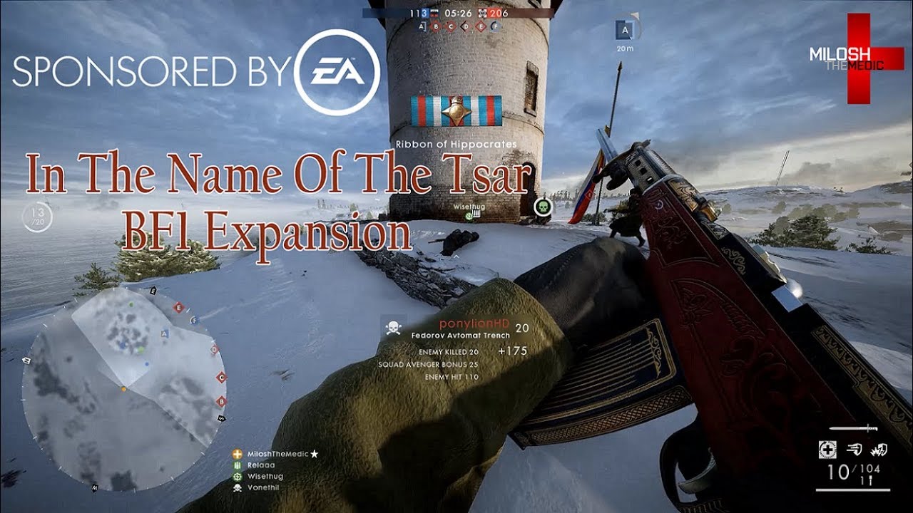 [BF1] In The Name Of The Tsar 50 minutes of gameplay - Maps, weapons ...