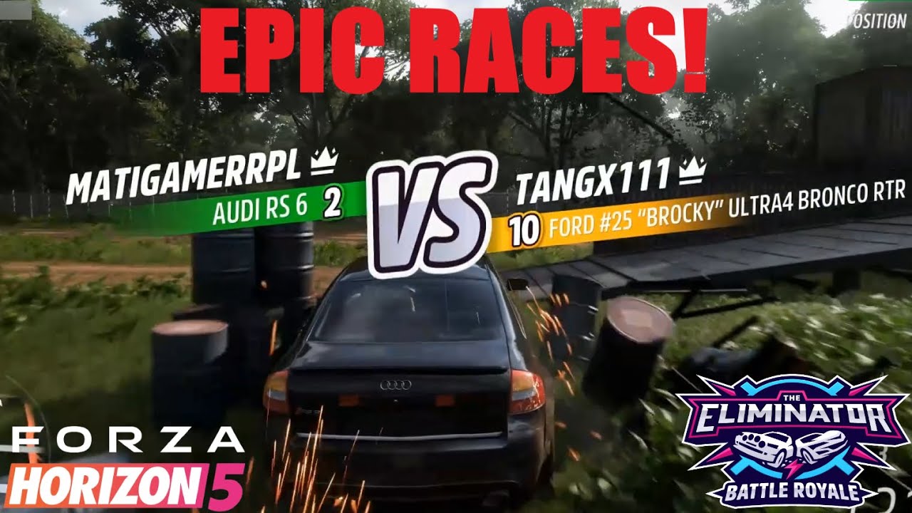 FH5 THE ELIMINATOR EPIC CLOSE RACES AND BEATING HIGH LEVEL CARS! (part ...