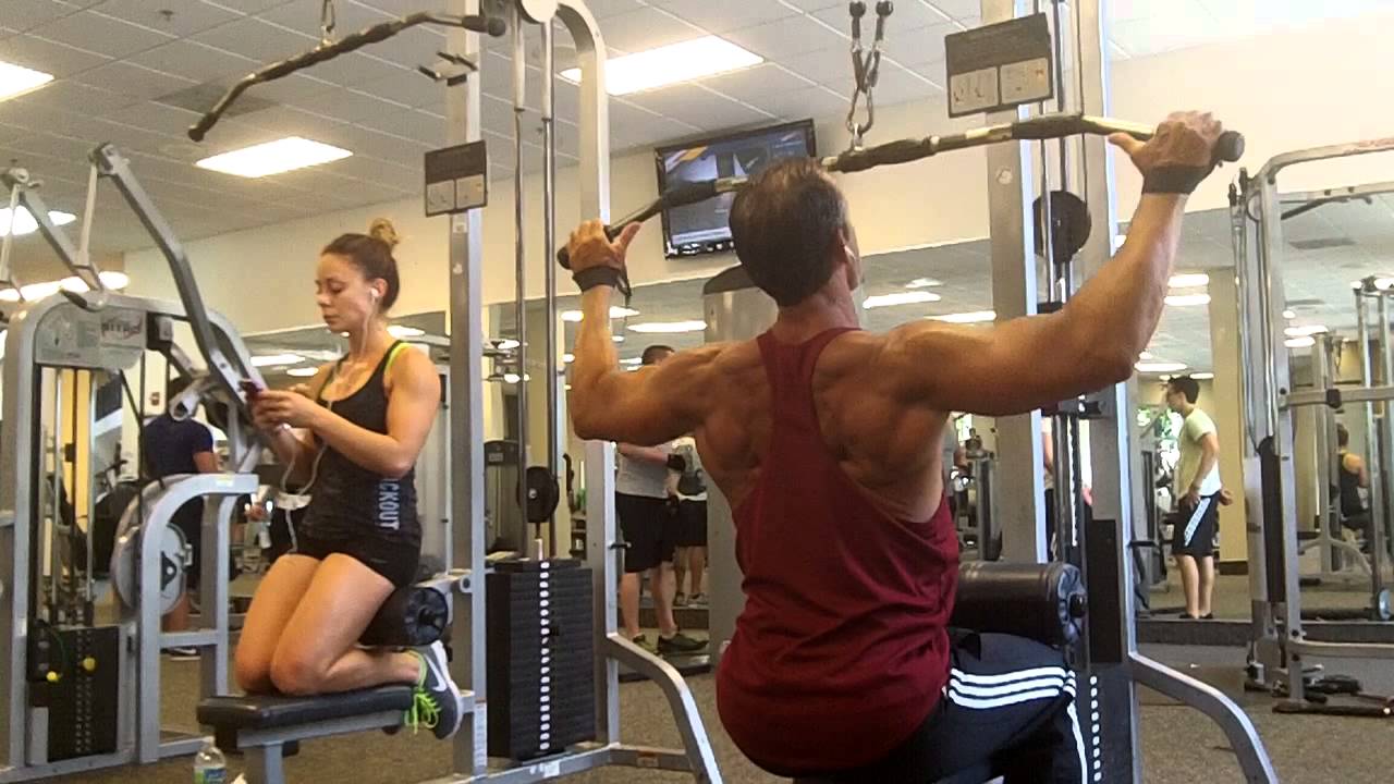 Wide Grip Lat Pulldowns - YouTube