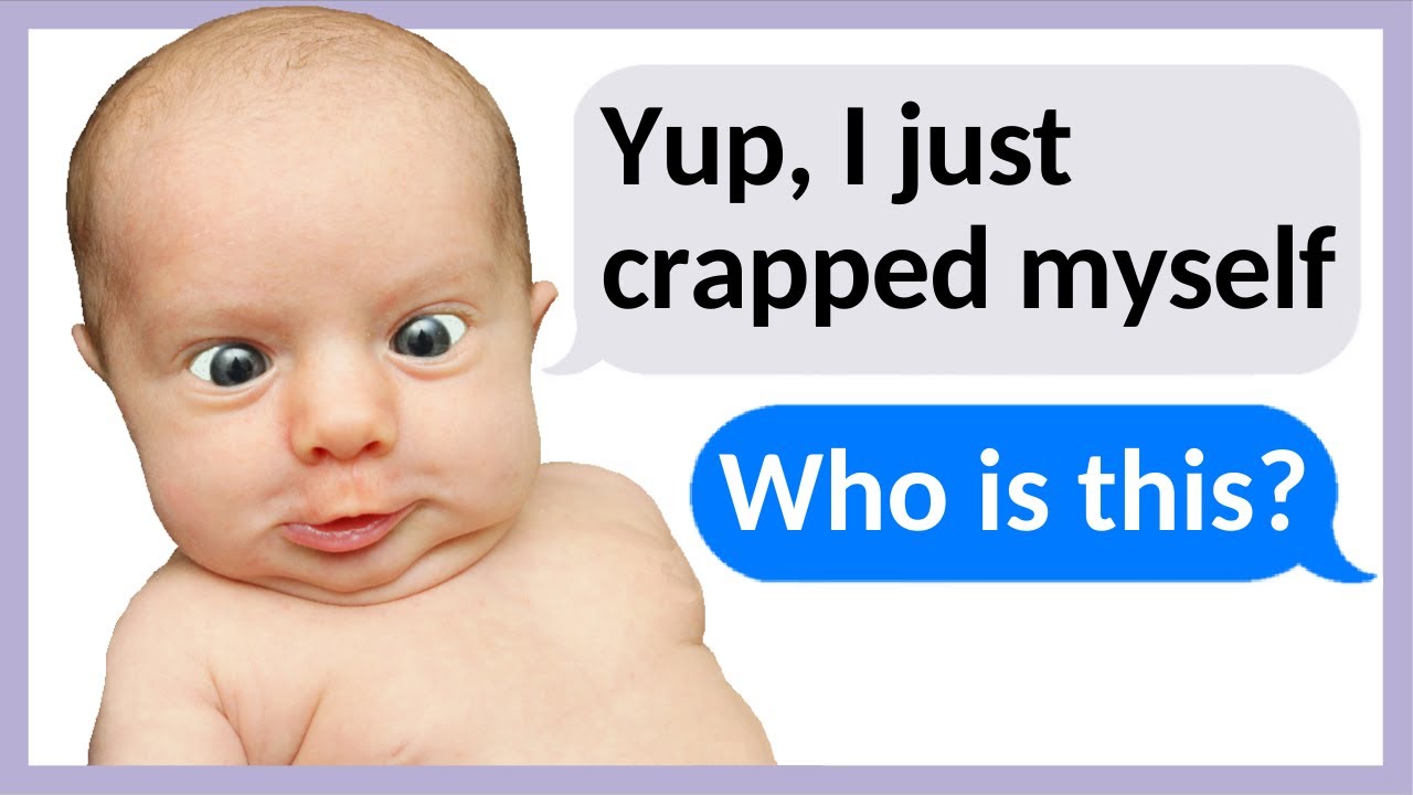 A Funny Text from a Baby - YouTube