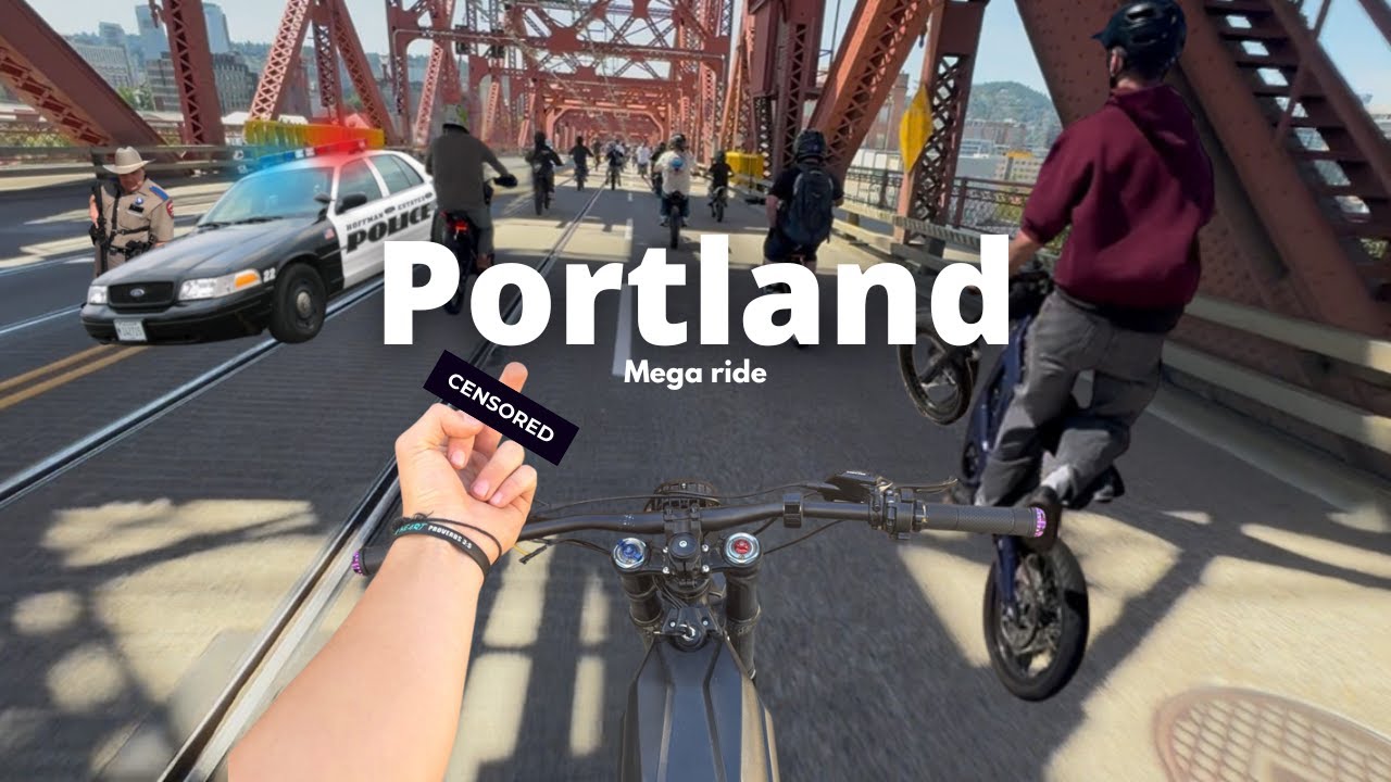 The BIGGEST surron takeover Portland has EVER seen - YouTube