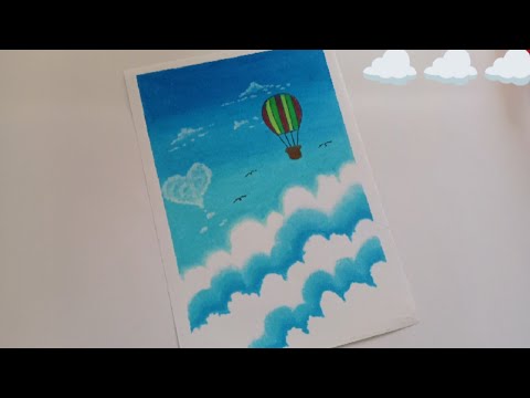 Cara Menggambar Awan dan Langit | How to draw clouds # ...