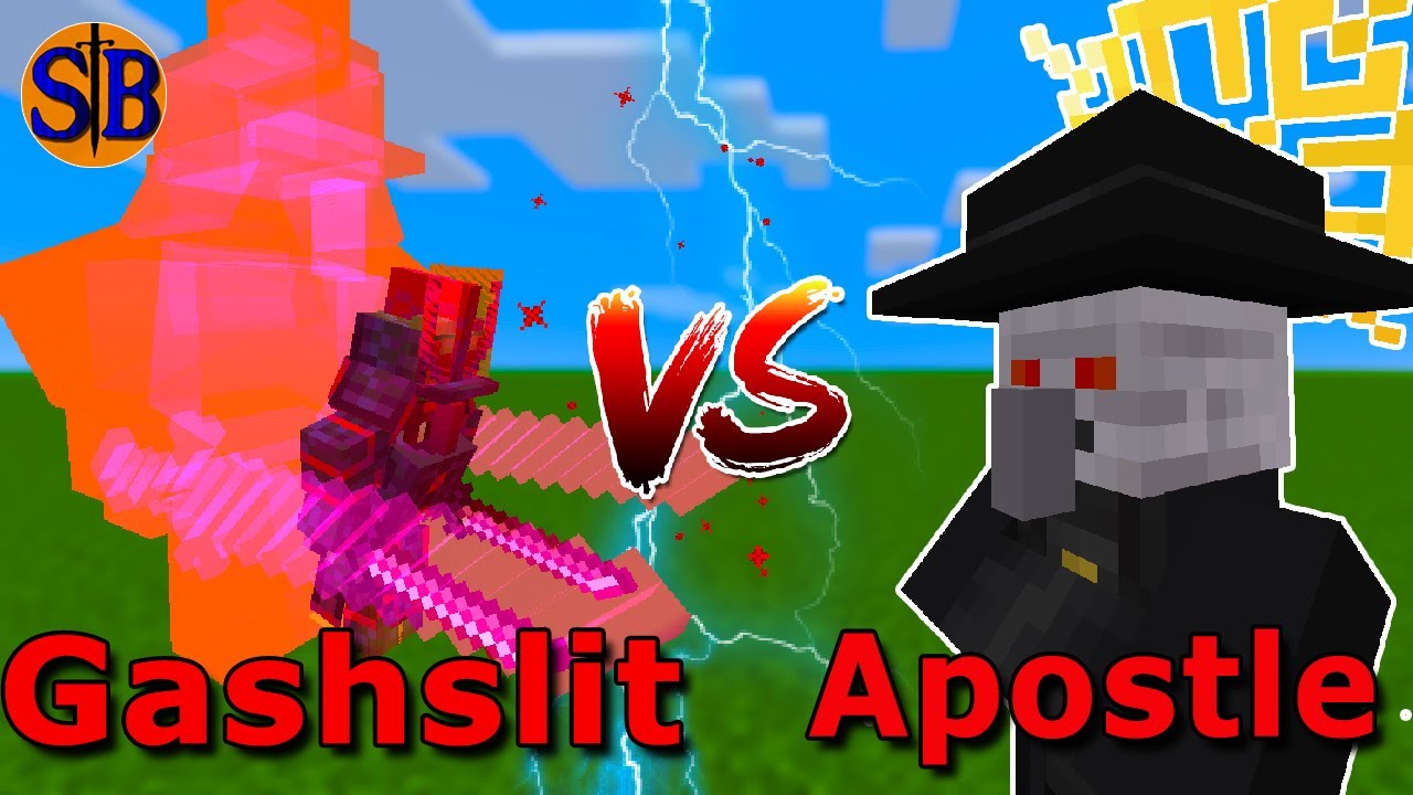Gashslit vs Apostle - Minecraft Mob Battle - YouTube