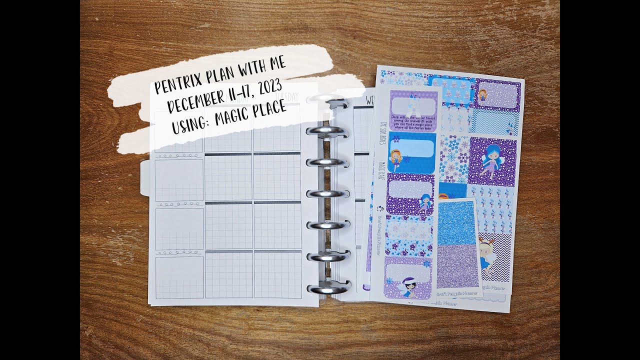 Pentrix Plan With Me || December 11-17, 2023 || Using: Magic Place ...