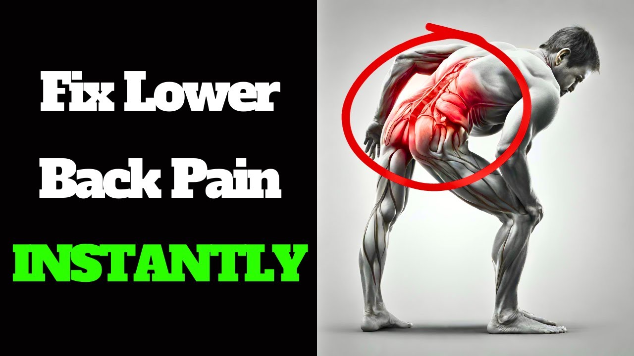 How to Fix Lower Back Pain (INSTANTLY) - YouTube
