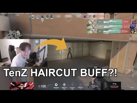 TenZ PROVES the HAIRCUT BUFF exist... - YouTube