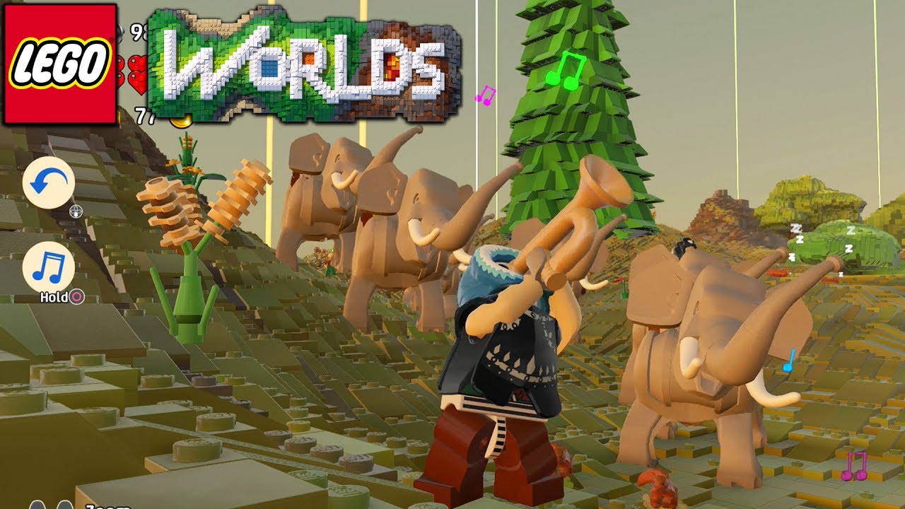Lego Worlds - Trumpet Trunk Trumpeter [18] - YouTube