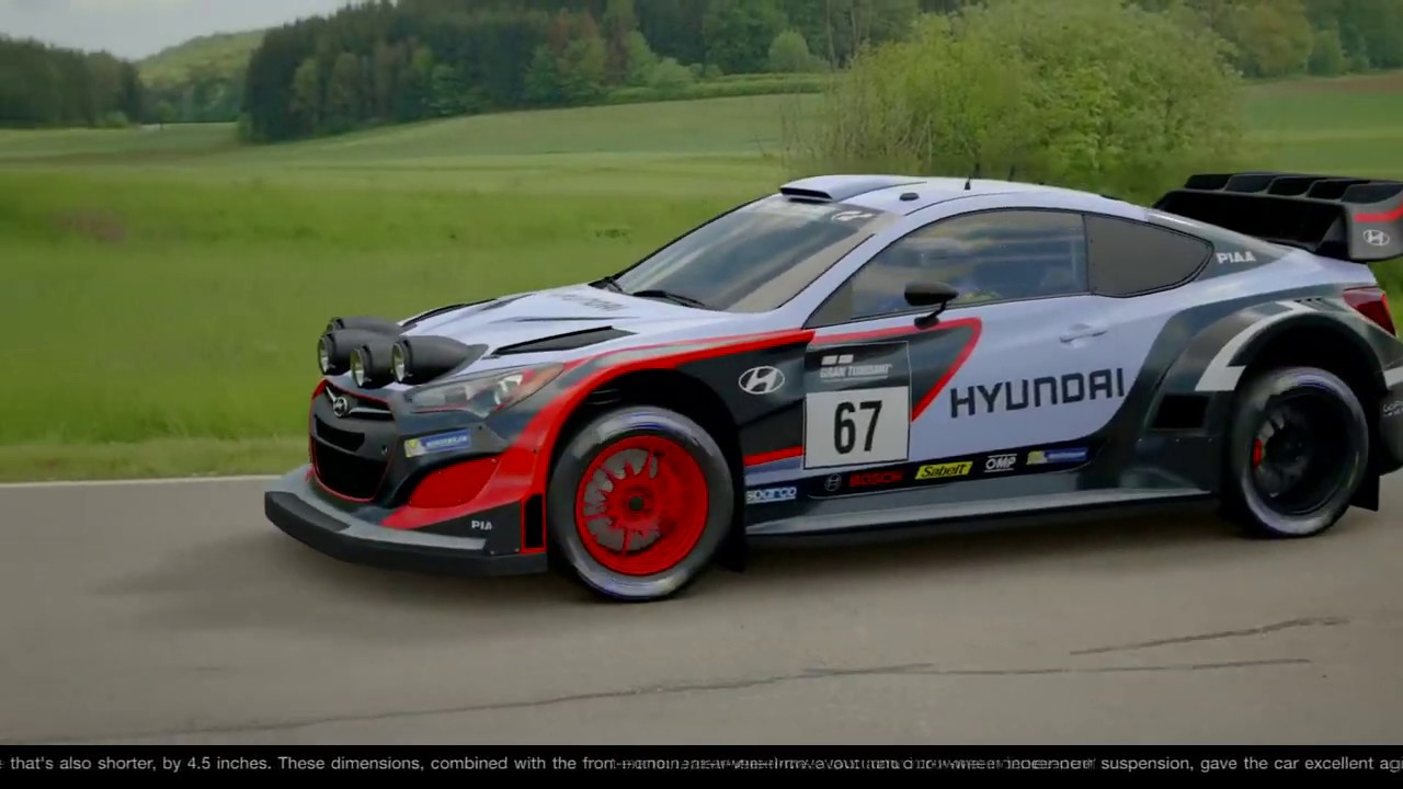 GTSport Scapes 60fps - Hyundai Genesis Rally Car (Group B Week) - YouTube
