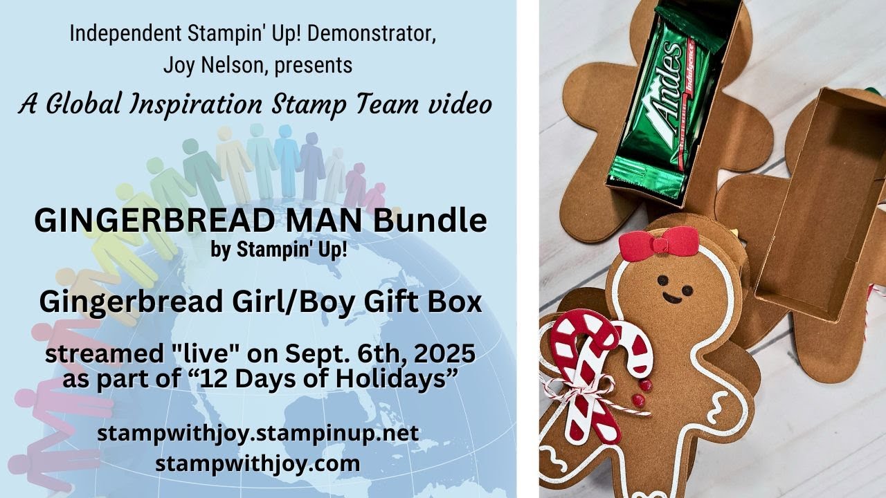 Gingerbread Girl Gift Box - Gingerbread Man Bundle - DIY Easy to Follow ...