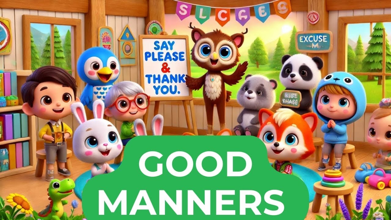 Good Manners, Good Behaviours – Kids Song | #nurseryrhymes #kidssongs ...