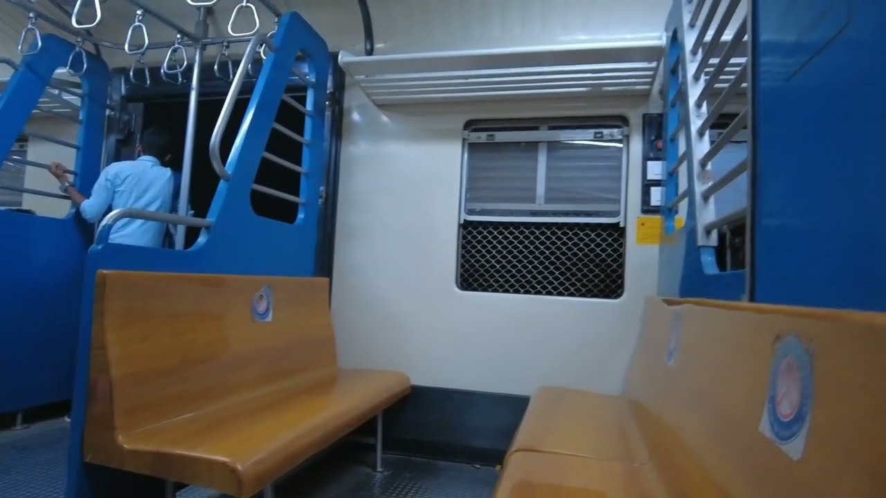 Beautiful interior of Mumbai local train | Inside Mumbai local train ...