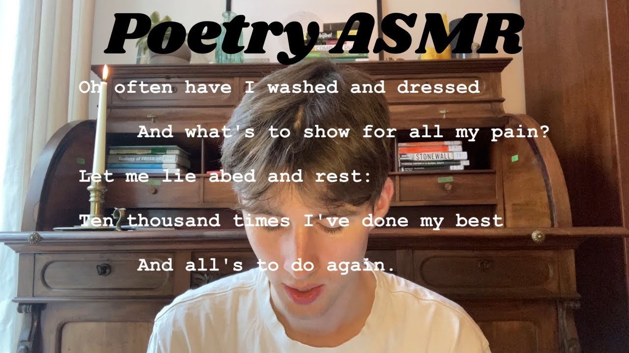 ASMR Calming Poetry Readings | Lofi | University of ASMR - YouTube