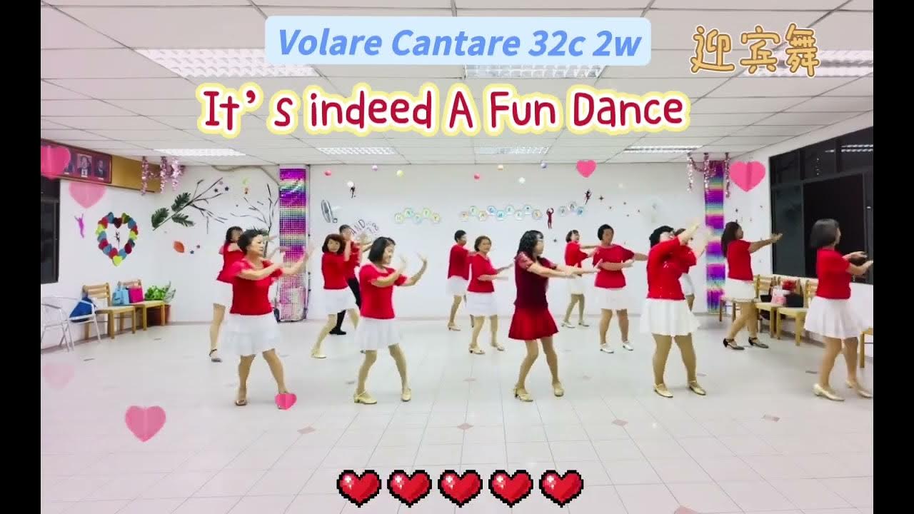 Line Dance Volare Cantare - YouTube