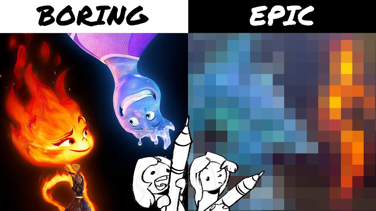 Fixing Pixar's BORING Elemental Character Designs! - YouTube