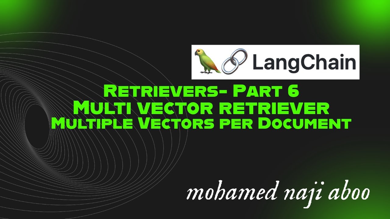 Langchain Tutorial | Retrievers| Part 6 | MultiVectorRetriever - YouTube