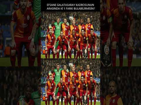 Galatasaray'ın efsane kadrosunda ki 1 farkı bulabilirmisin? 1 kişi tanıyorsan yorum yaz #gs
