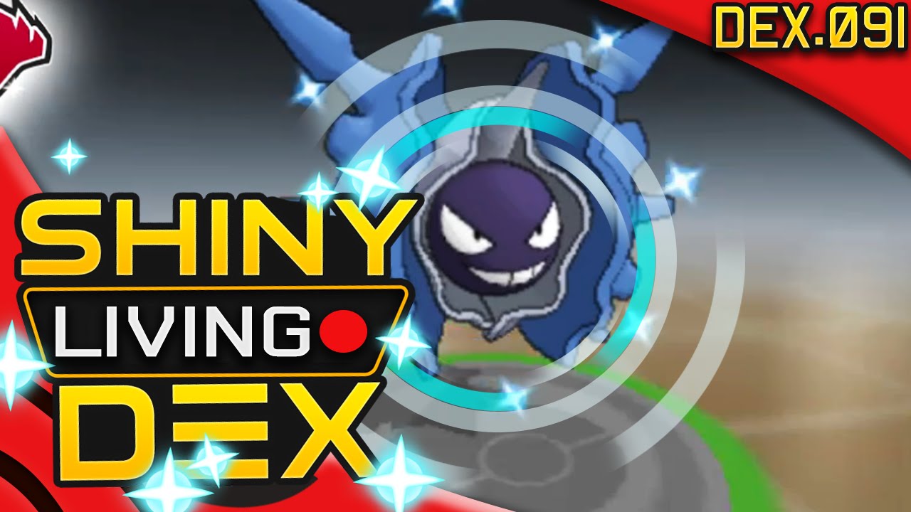 SHINY CLOYSTER! Live Shiny Shellder! Quest For Shiny Living Dex #091 ...