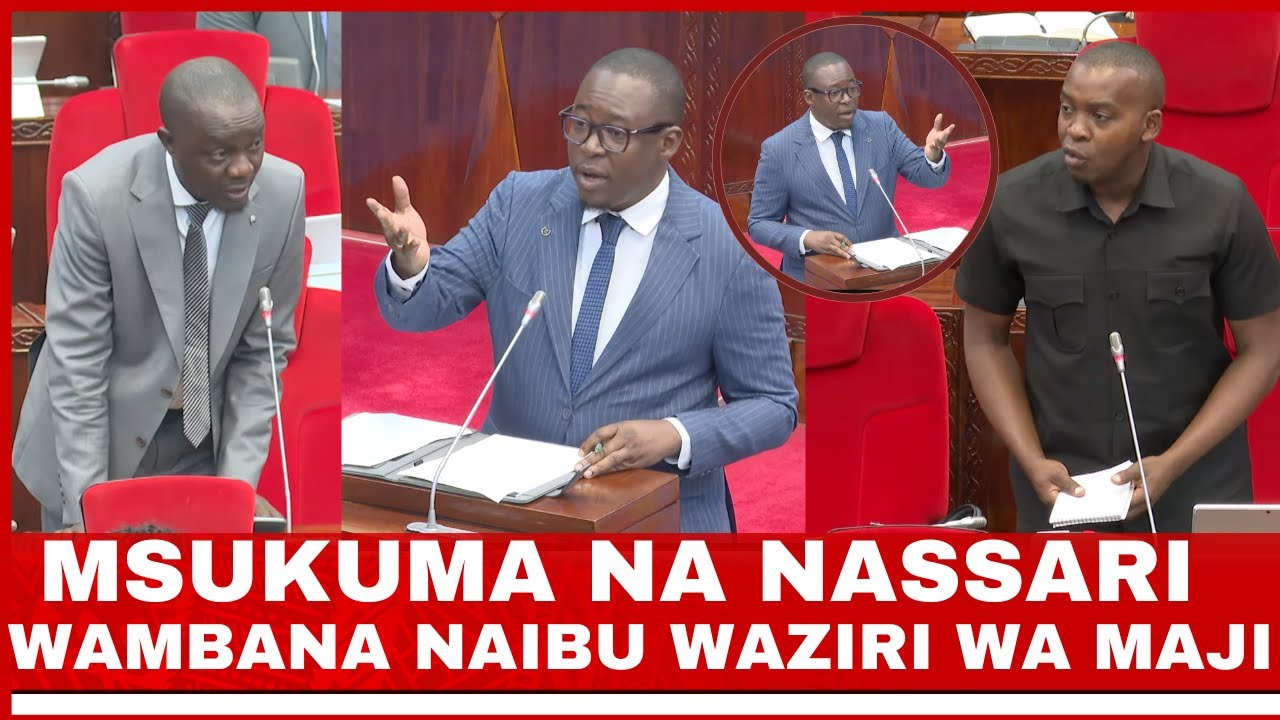 MSUKUMA AANZA BUNGENI AMCHAPA SWALI NAIBU WAZIRI WA MAJI - NASSARI ...