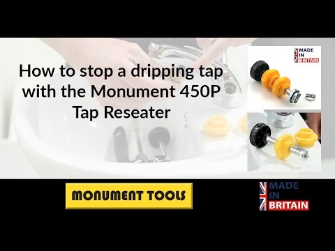 How to stop a dripping tap with the Monument 450P Tap Reseater - YouTube